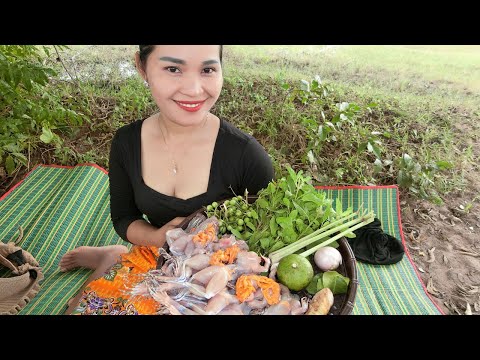 How To YaYa Cooking Hot Frog  Recipe - Eating Very Delicious