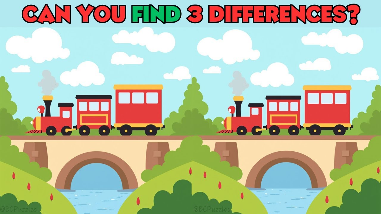 🧠💪Spot the Difference: MEDIUM Level - Find 3 Differences #73 - YouTube