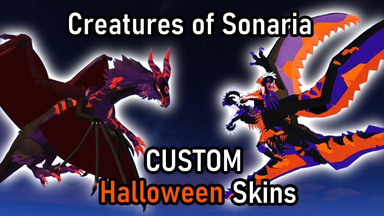 Creatures of Sonaria / Roblox || Custom Halloween Skins #2 ...