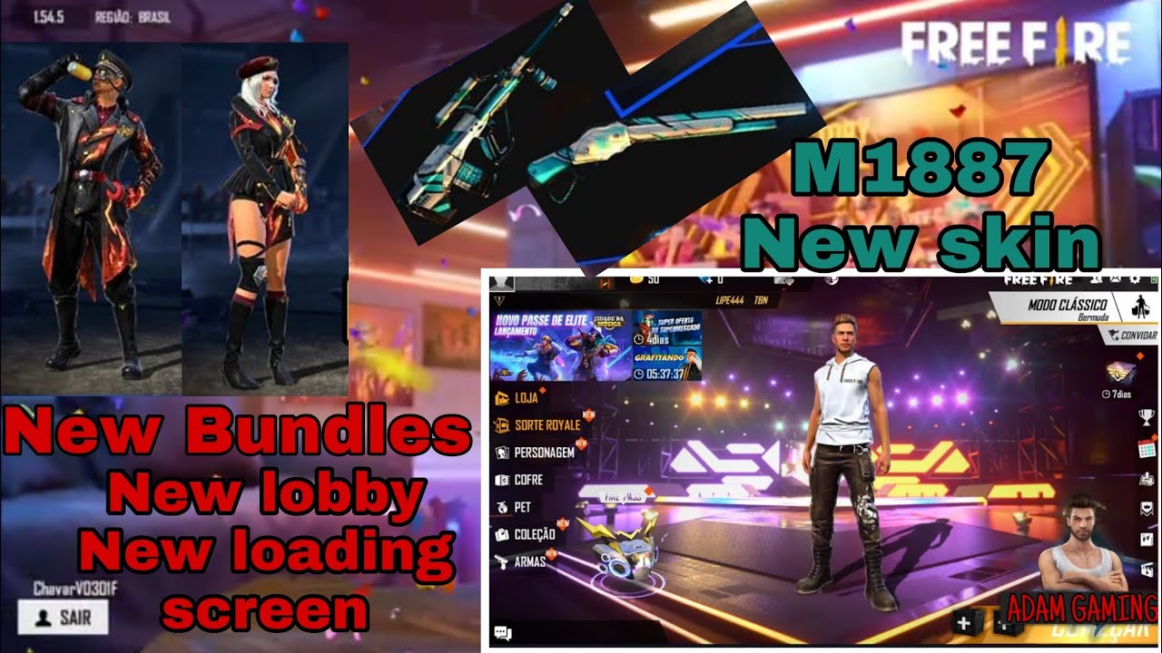 Freefire next update | New bundles | New lobby | New loading screen ...