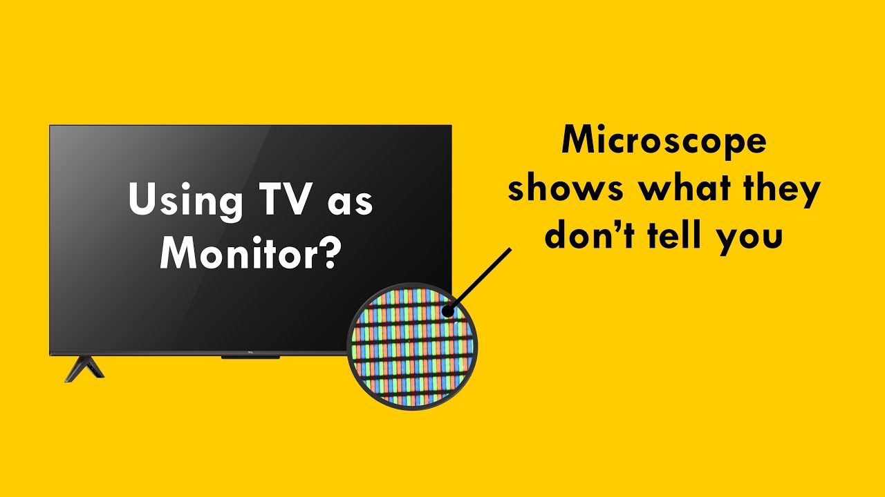 I bought a TV and use it as monitor - Things you should know before ...