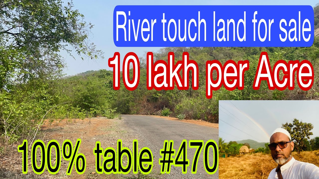 River touch land for sale in kokan / land for sale in - YouTube