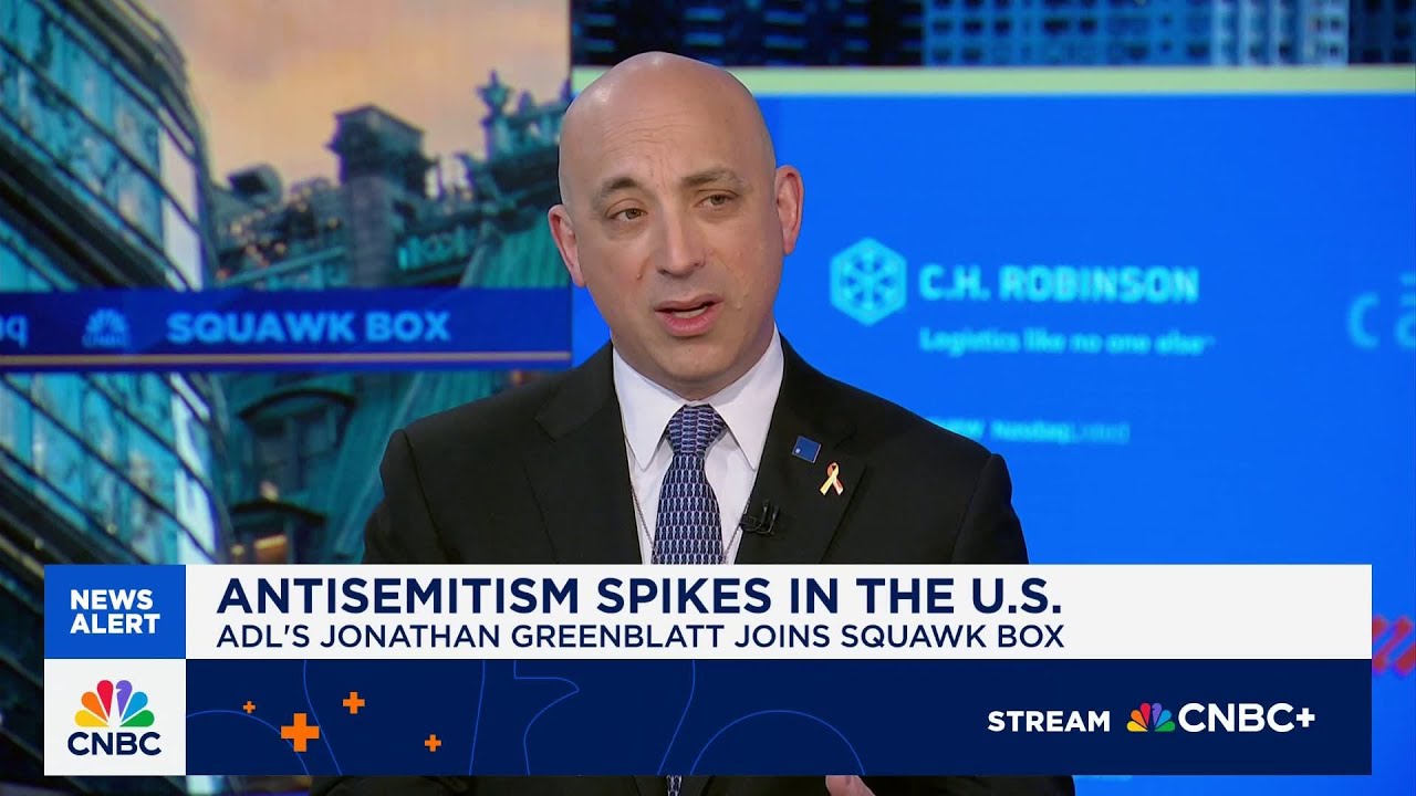 ADL CEO Jonathan Greenblatt: Antisemitism is a national emergency - YouTube