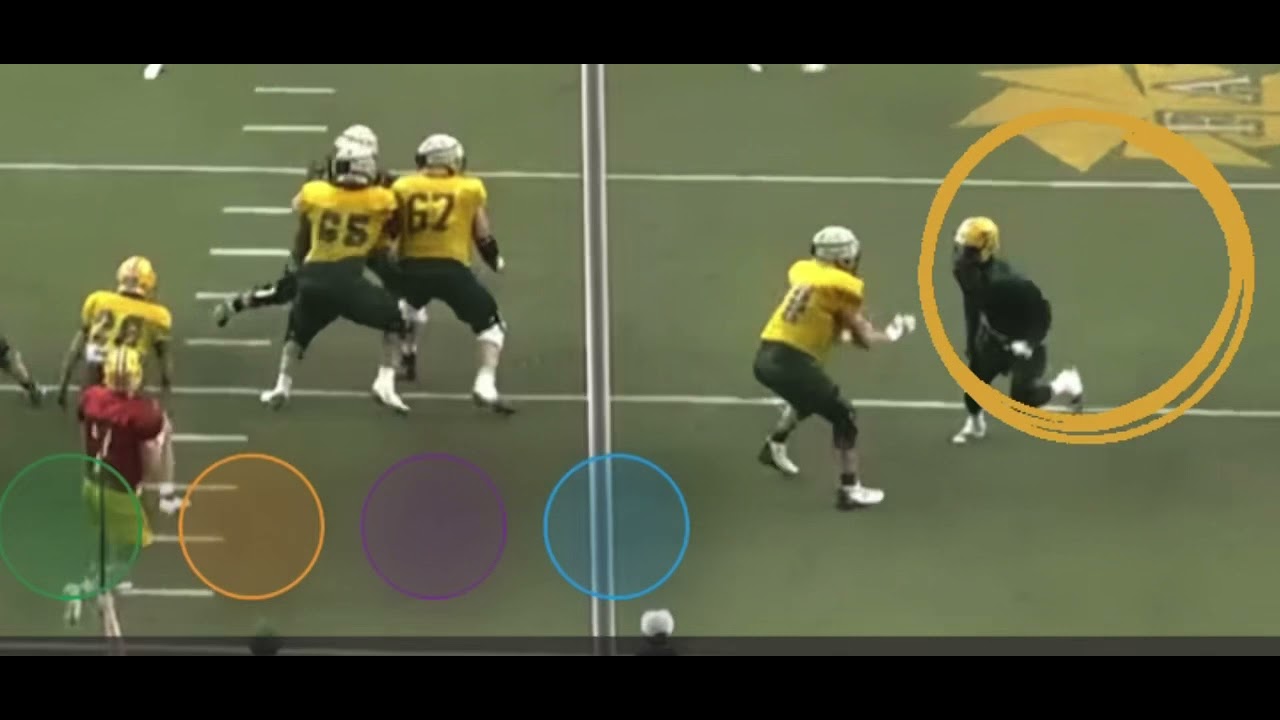 Ogbu, Rushing from a 2-point stance - YouTube