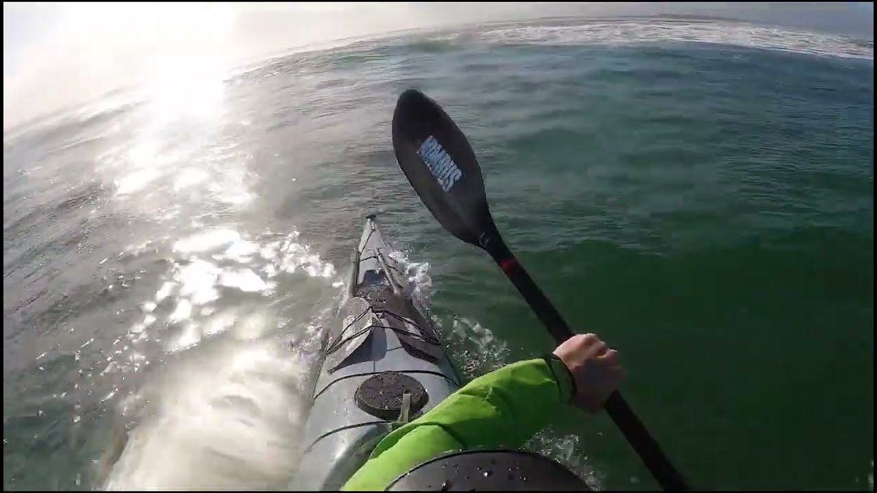 Kayak Surfing in the Matanzas Inlet, Florida - YouTube