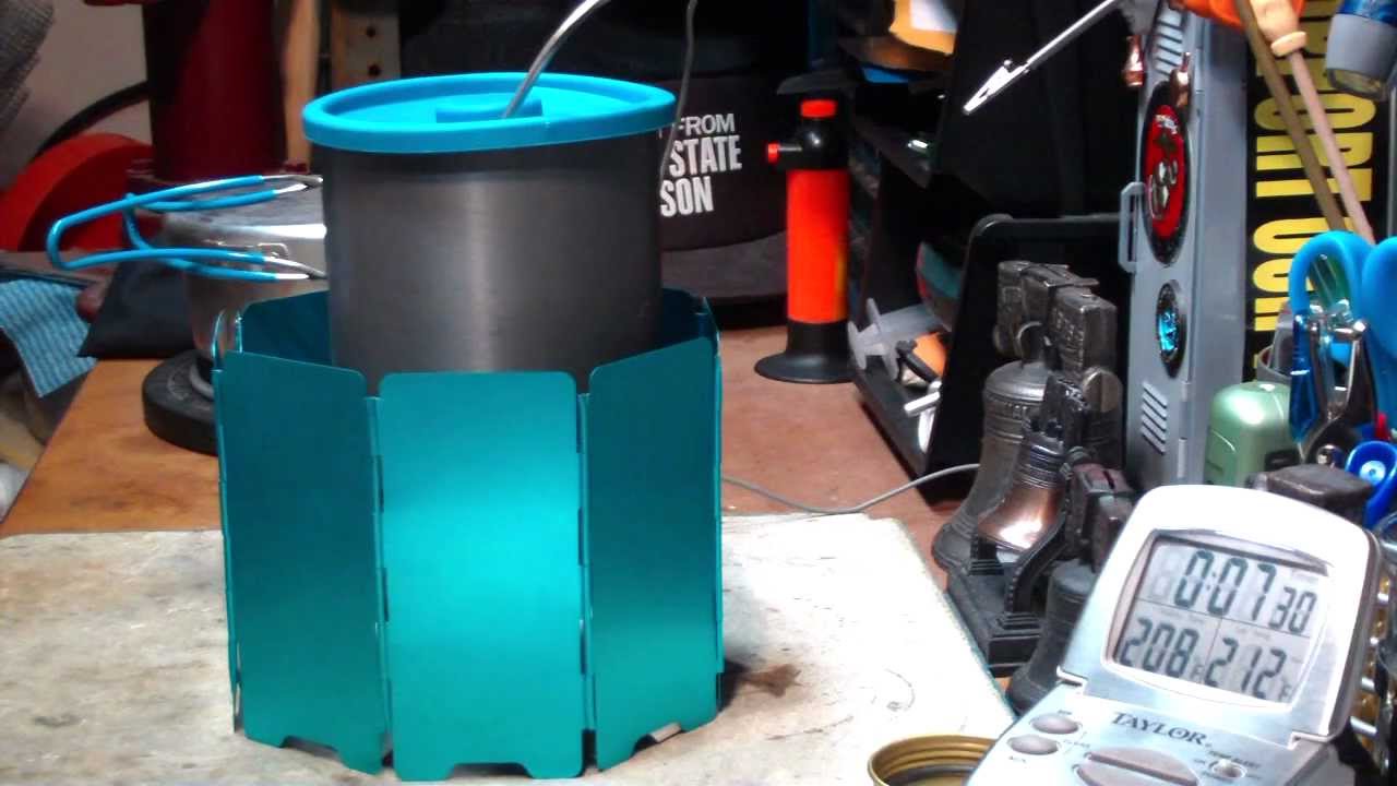 Olicamp XTS Pot - Boil Test #1 - YouTube