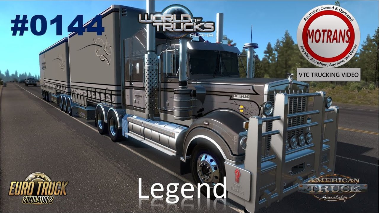 American Truck Simulator - #0144 "The Big Kahuna" T900 Legend - YouTube