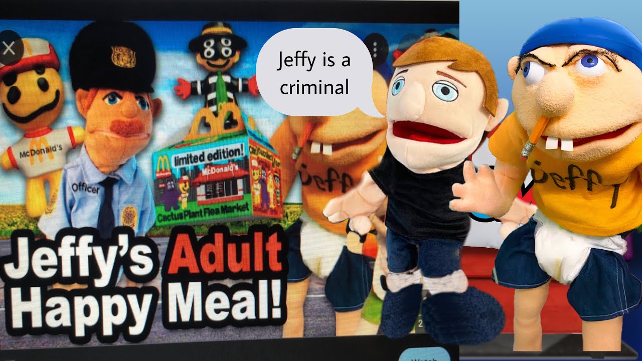 SML movie: Jeffy adult happy meal reaction (Justin and jeffy) - YouTube