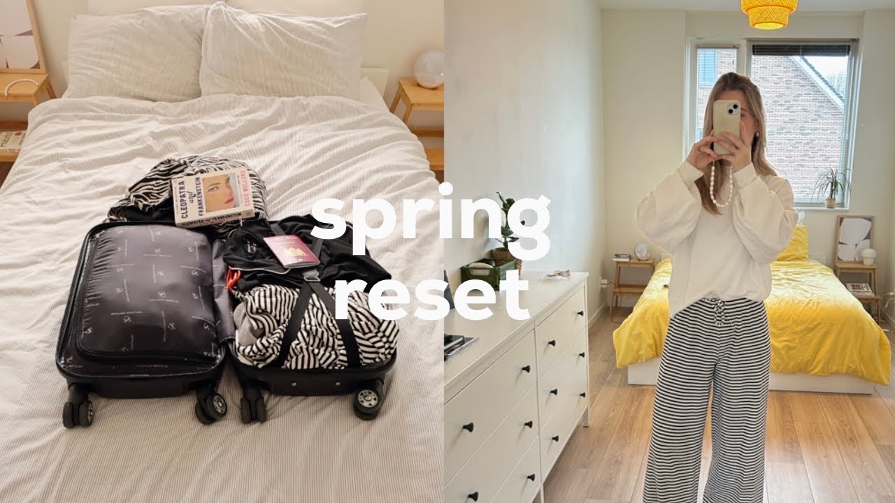 spring reset | getting back into routine - YouTube