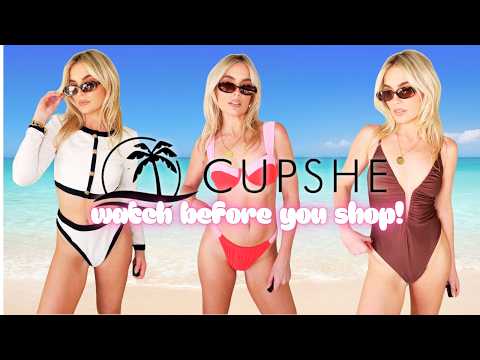 CUPSHE SWIMSUIT TRY ON HAUL!