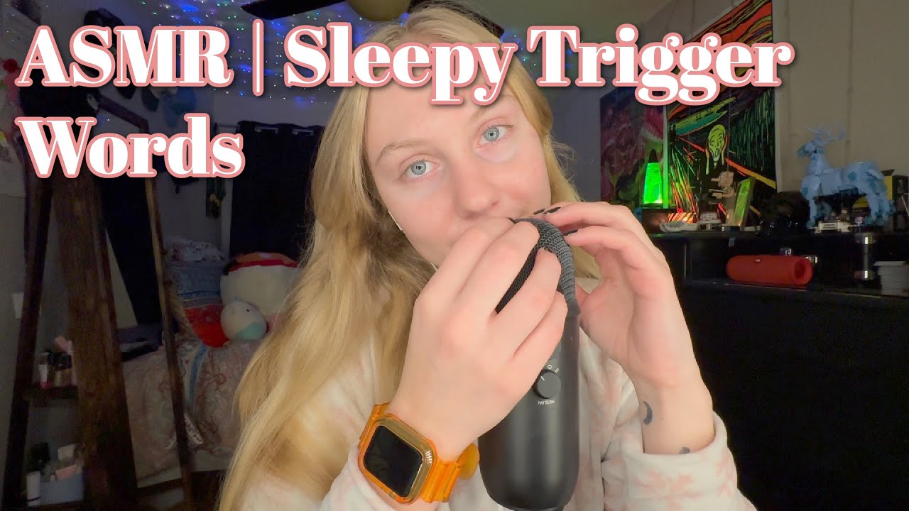 ASMR | Sleepy Trigger Words - YouTube