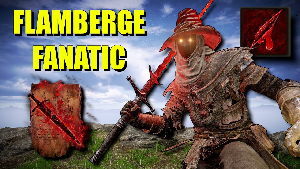 Flaming Flamberge Elden Ring - YouTube