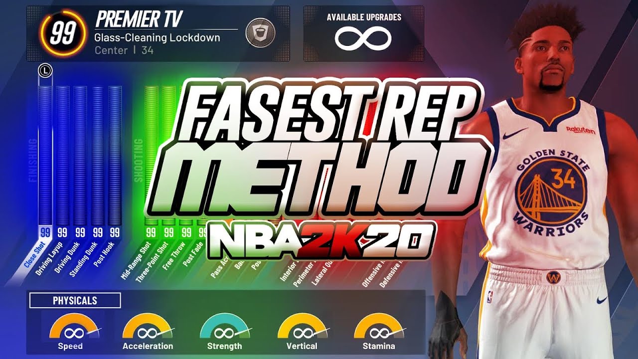 FASTEST REP METHOD NBA2K20!! REP UP TO 90 OVERNIGHT! - YouTube