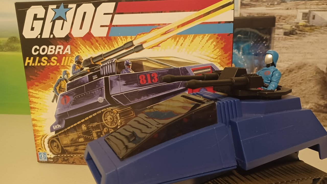 gi joe cobra hiss tank retro style review 😎 cool toys - YouTube