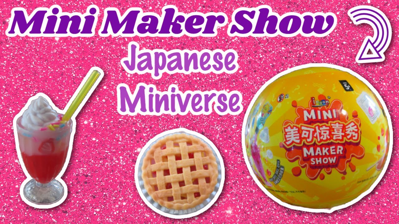 Mini Maker Show - Tiny Food Builds - Fruit Pie & Milkshake! - YouTube