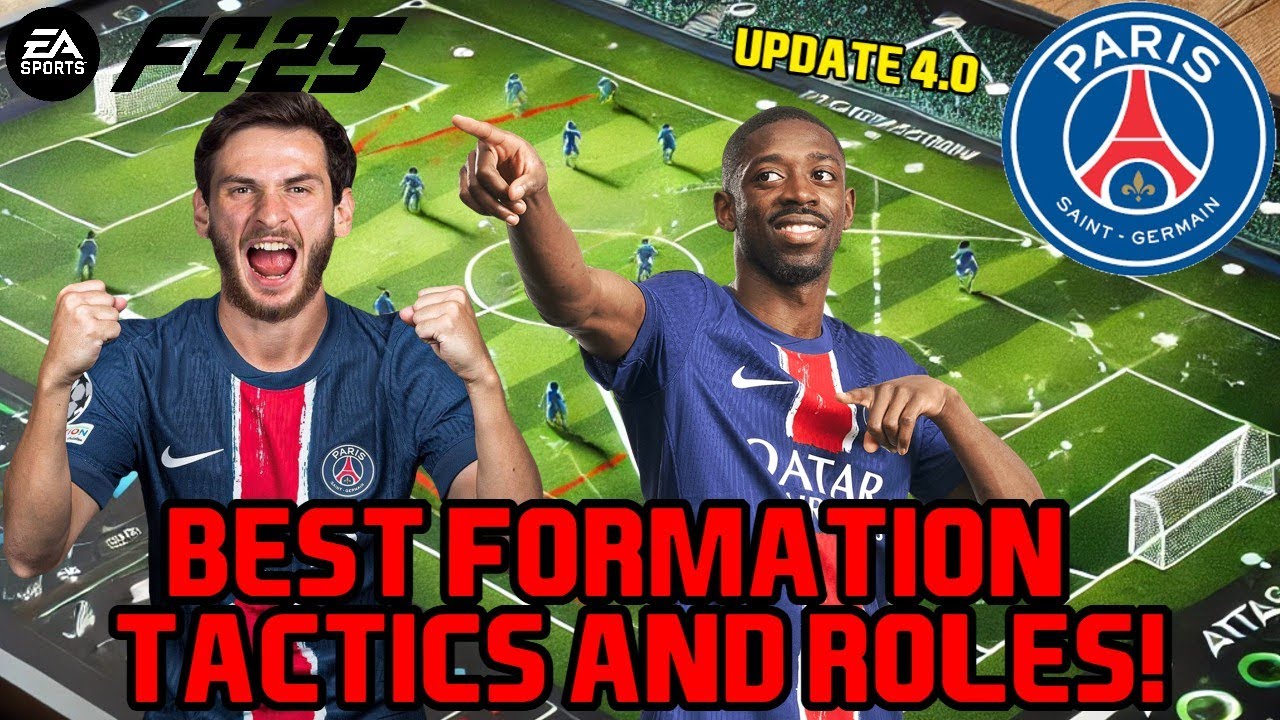🚨*UPDATE 4.0* BEST 🇨🇵PSG🇨🇵 Formation, Tactics and Instructions EA FC 25 ...