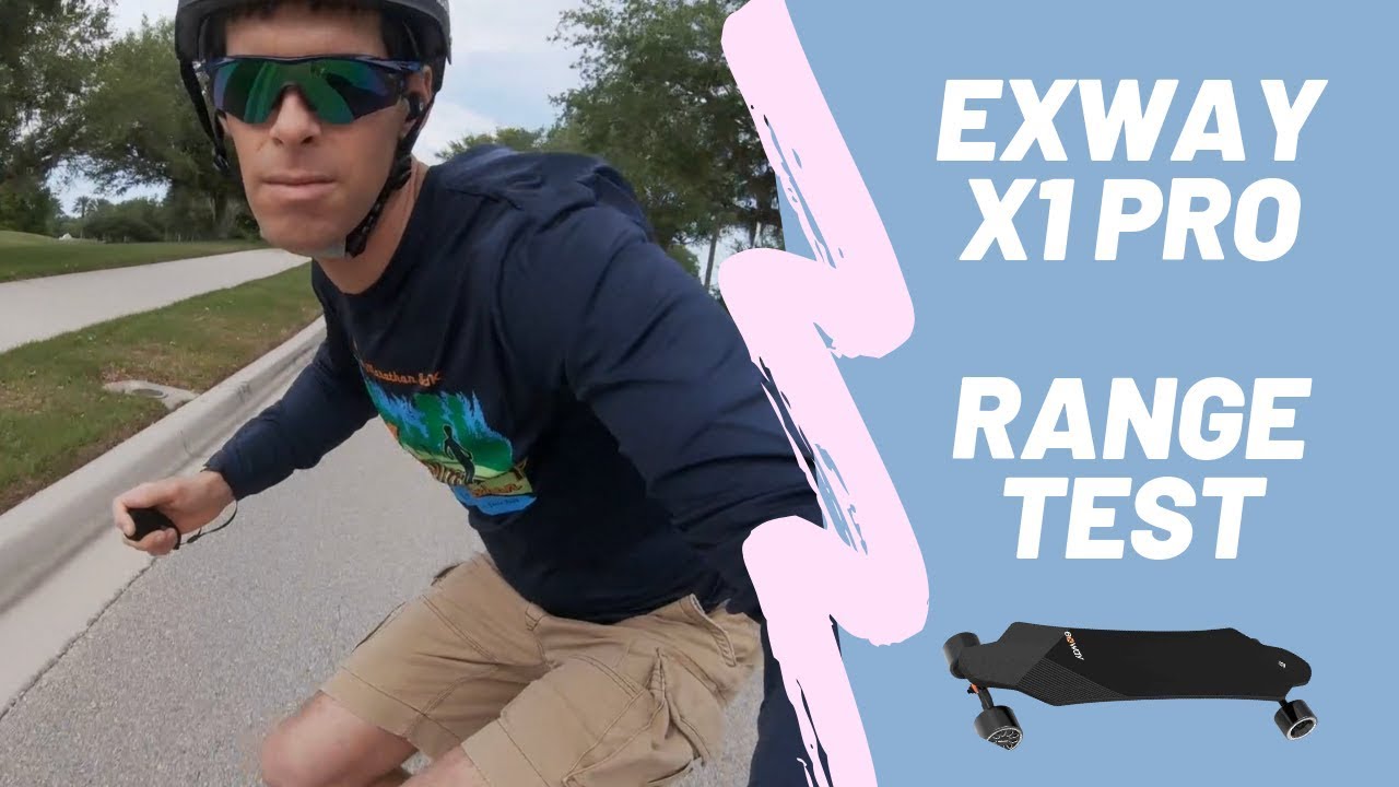 Exway X1 Pro range test (extra: battery charging time test) - YouTube