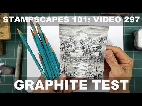 Stampscapes 101: Video 297. Graphite Test - YouTube