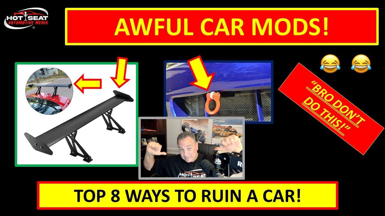 Top 8 awful car mods! These mods can ruin a car! #cars #automotive #car ...