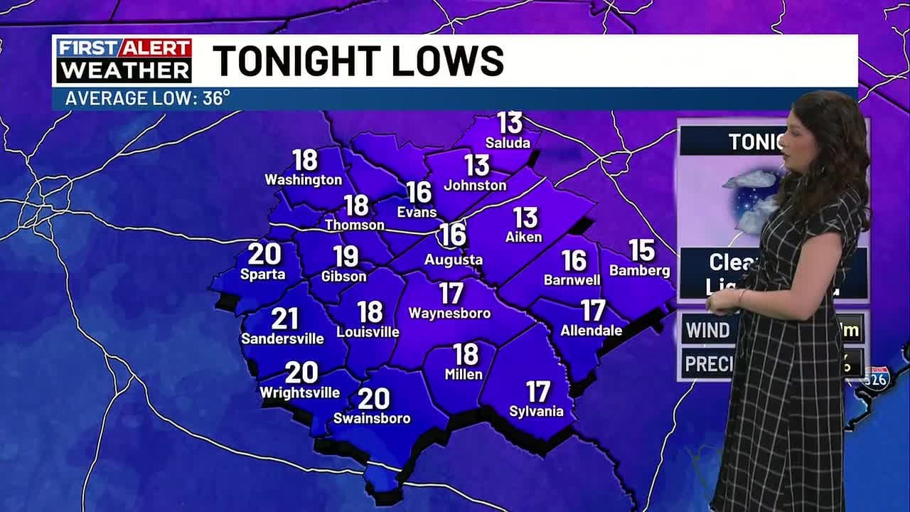First Alert Monday, patchy black ice possible! - YouTube