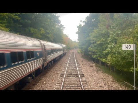 Highlights of Amtrak ride on Train #68 “Adirondack” from Plattsburgh to ...