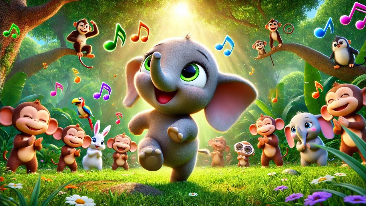 "Elephant Stomp Adventure! Dance, Learn & Play with Baby Elephant ...