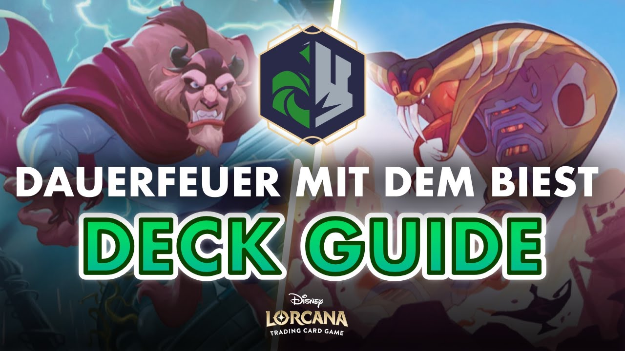 Starkes SHOOTING Deck mit dem Biest!! - Disney Lorcana Deck Guide ...