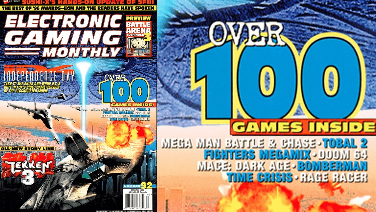 Electronic Gaming Monthly Issue 92 (March 1997) - YouTube