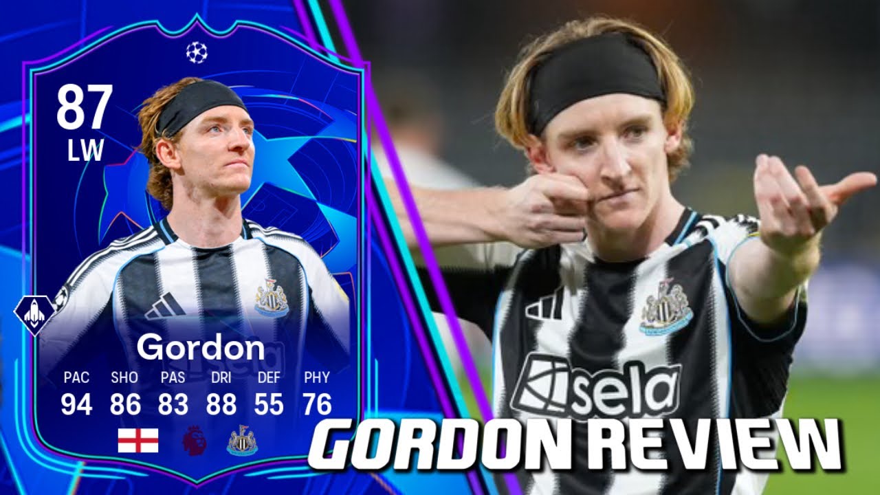 FC 26 | 87 GORDON UCL PRIMETIME PLAYER REVIEW | UNBELIEVABLE? 🤯🔥 - YouTube