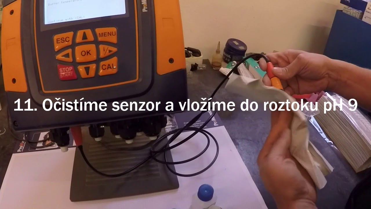 Kalibrácia ProMinent DACb pH - YouTube