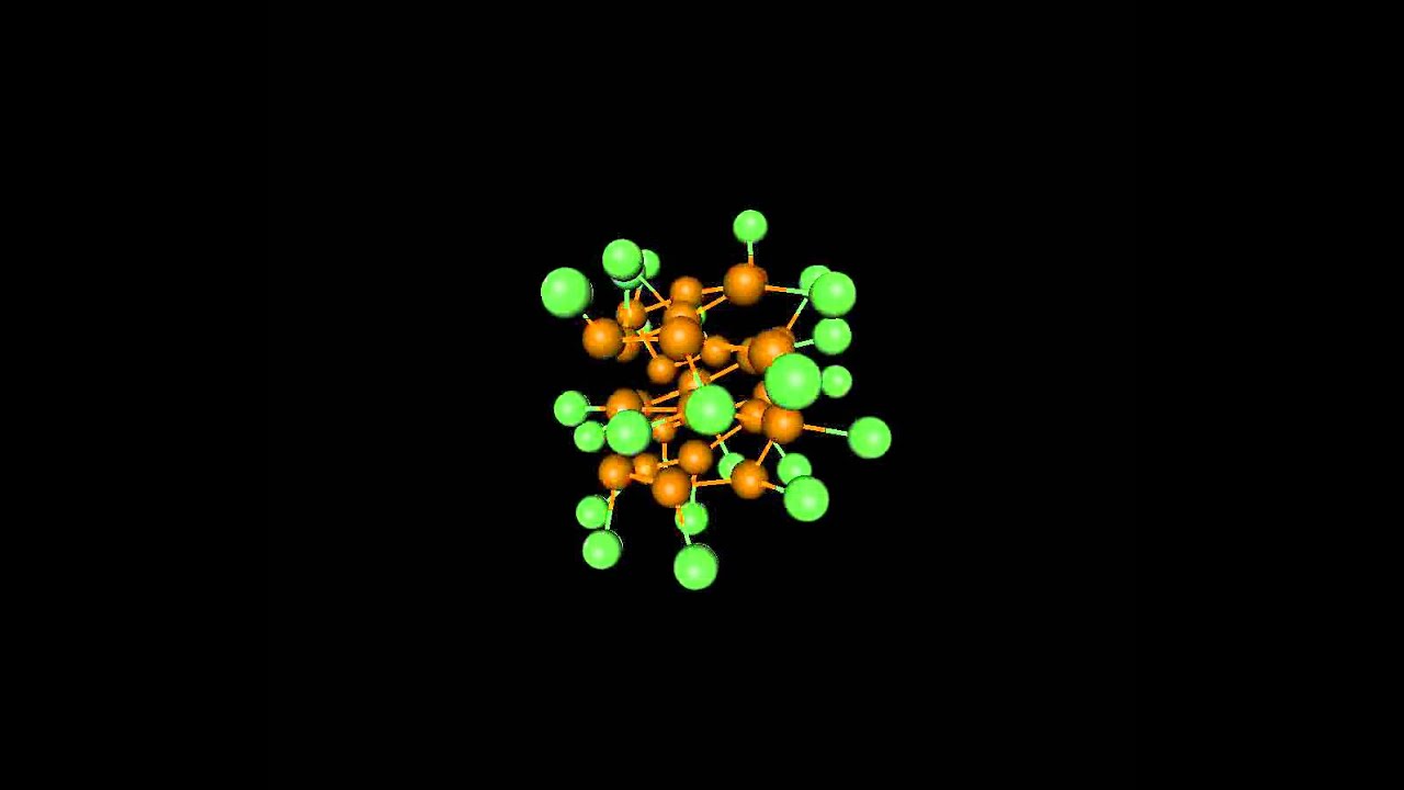 Molecular dynamics simulation of a polymer chain "folded model protein ...