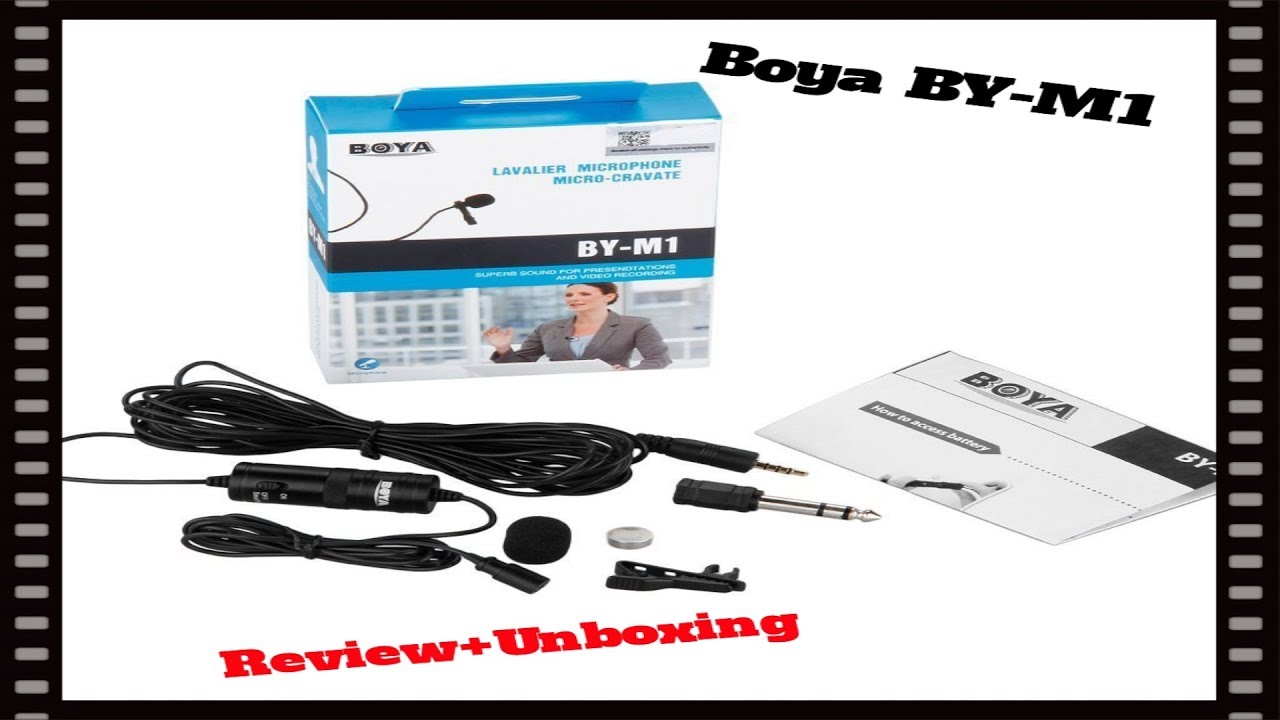 Boya BY-M1 Lavalier Microphone | Review+Unboxing | Test Studio - YouTube