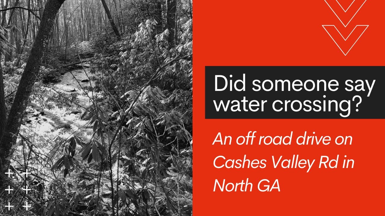 Off Roading with lots of Water Crossing on Cashes Valley Rd along ...