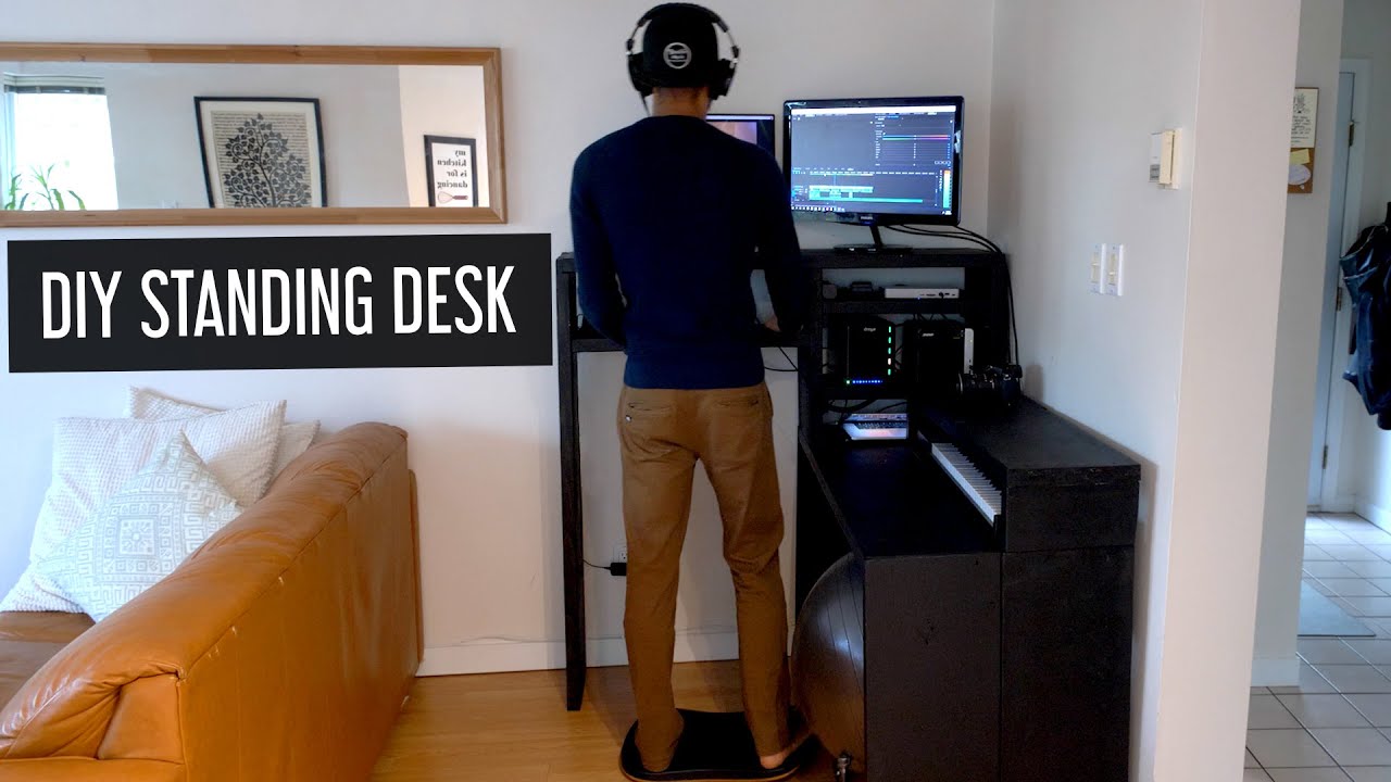 DIY with that Eli Guy - BUILD A STANDING DESK for $160 - YouTube