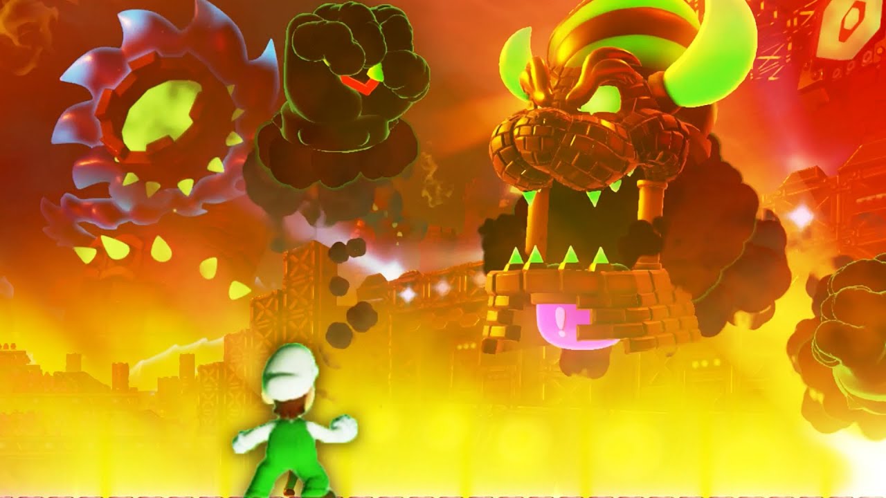 Super Mario Bros. Wonder - Luigi's Final Boss Fight - YouTube