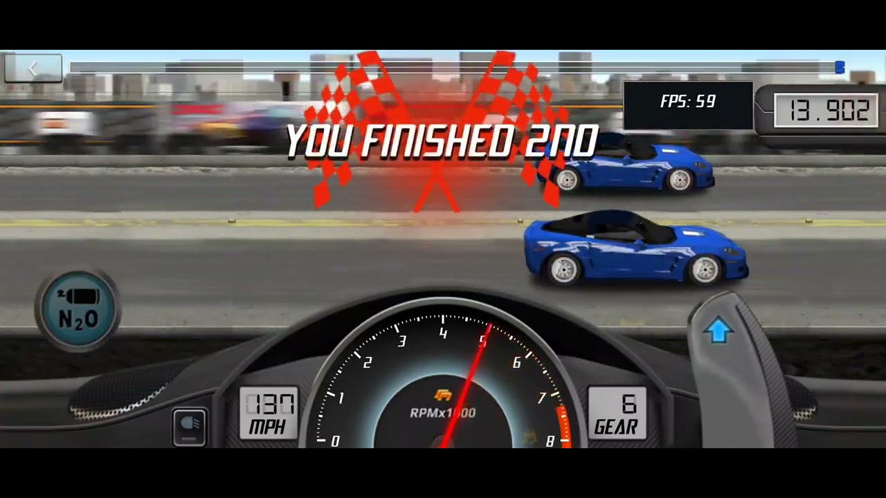 Drag Racing Chevrolet Corvette C6 ZR1 Level 6 1/2 Mile Tune [13.902 ...