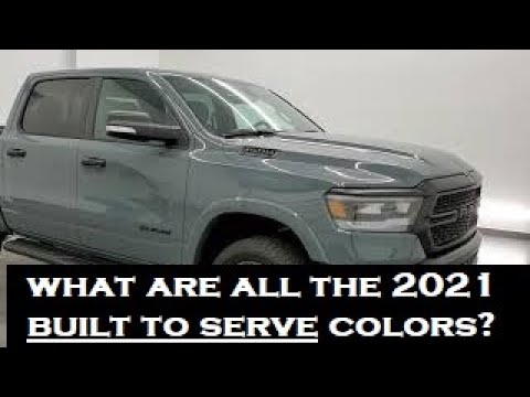 2021 RAM BUILT TO SERVE COLORS RAM 1500 ANVIL IN DEPTH WALK AROUND ...