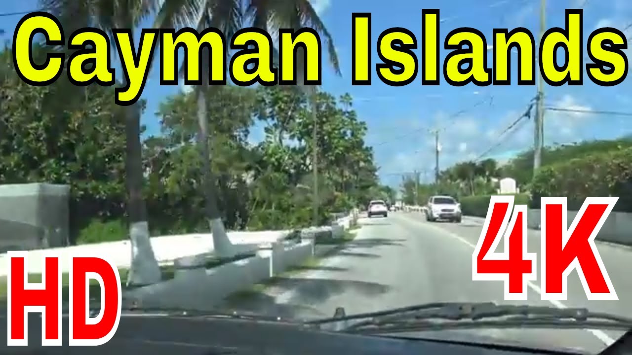 Cayman Islands Drive on the other side of the road looking at real ...