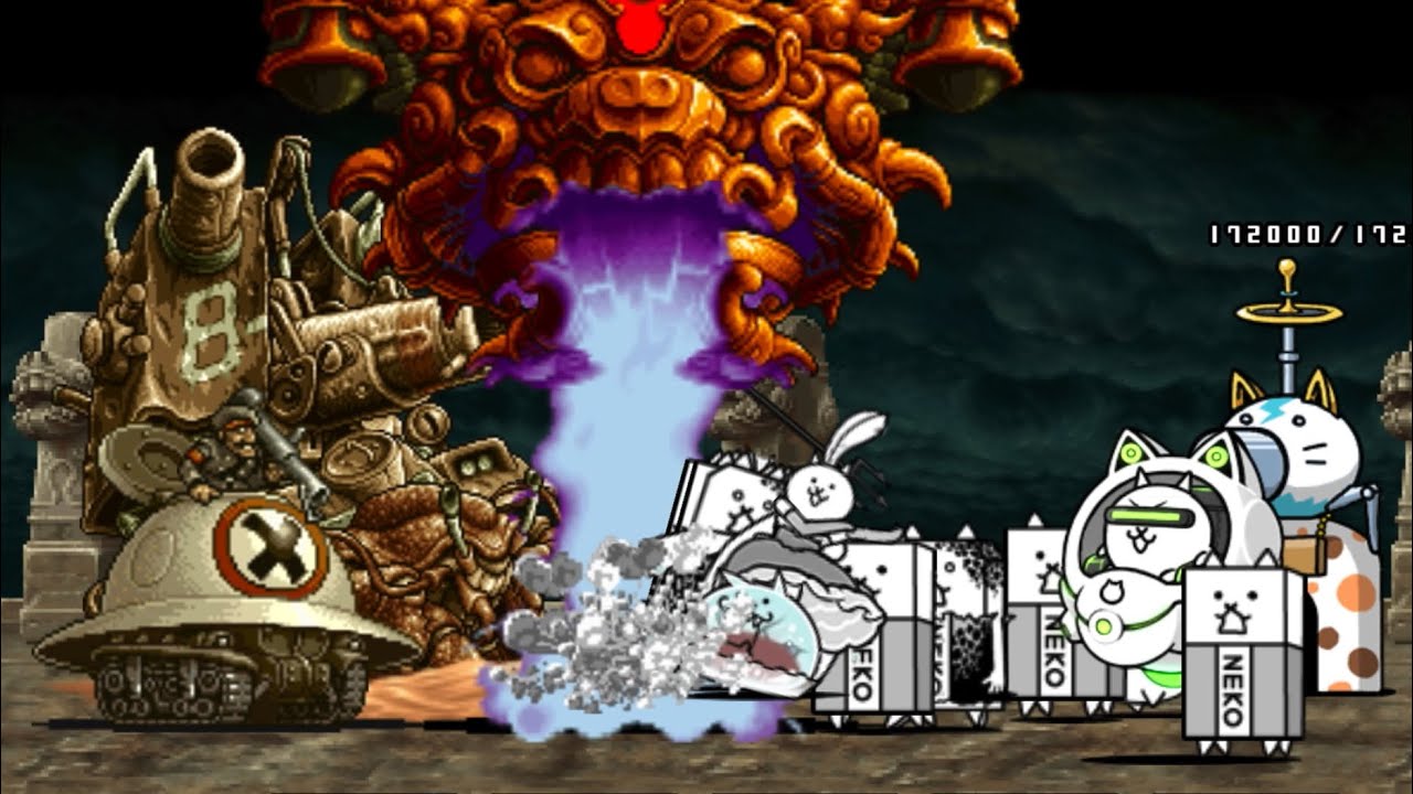 Battle Cats - METAL SLUG STRIKES! - MISSION COMPLETE! - YouTube