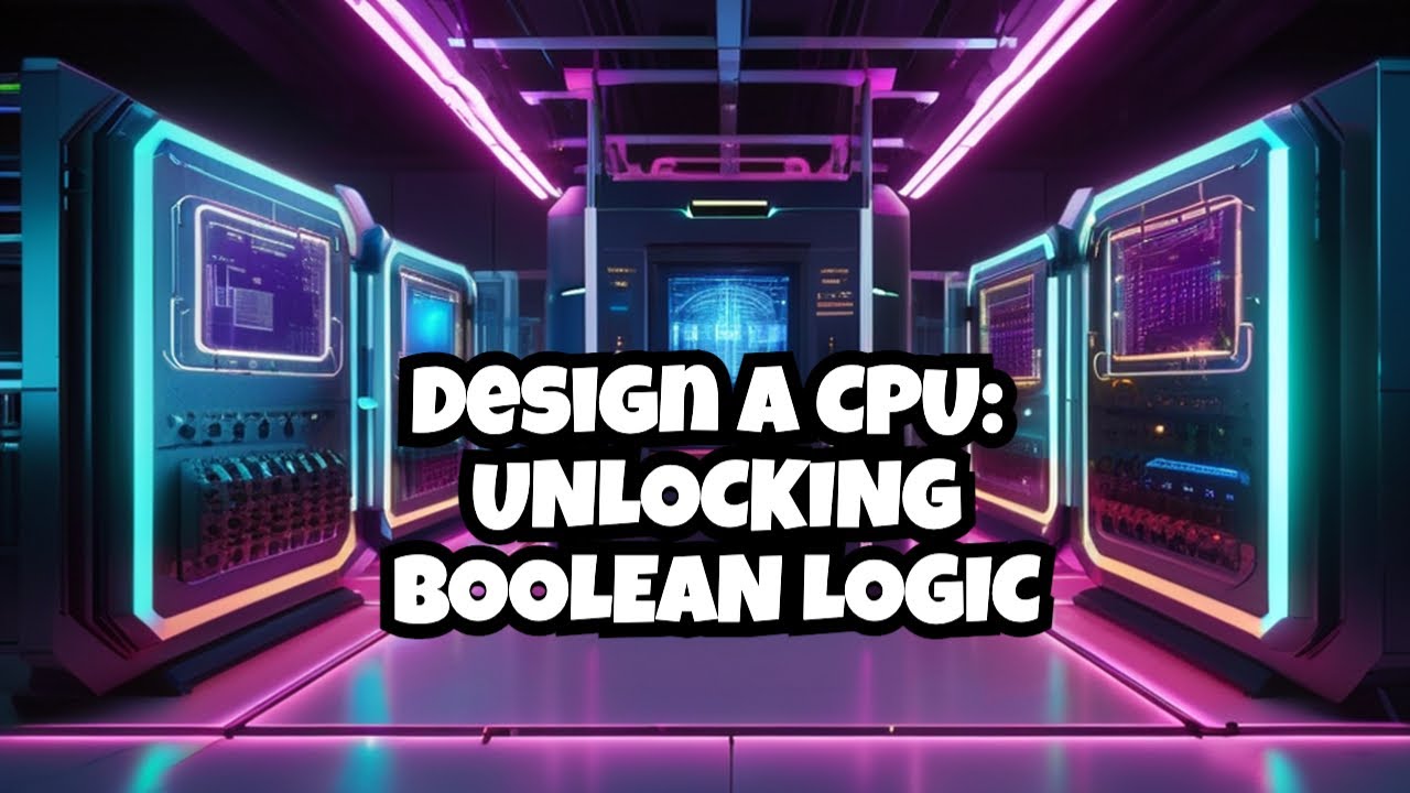 How to Design a CPU: Boolean Gates - YouTube