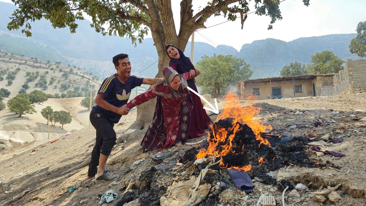 Village garbage collection by Ali and Atlas - YouTube