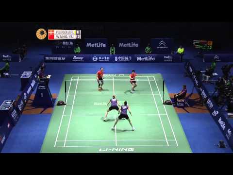 THAIHOT CHINA OPEN 2014 - QF | WD Wang X L/Yu Y [5] (CHN) VS C Pedersen/K R Juhl [4] (DEN)