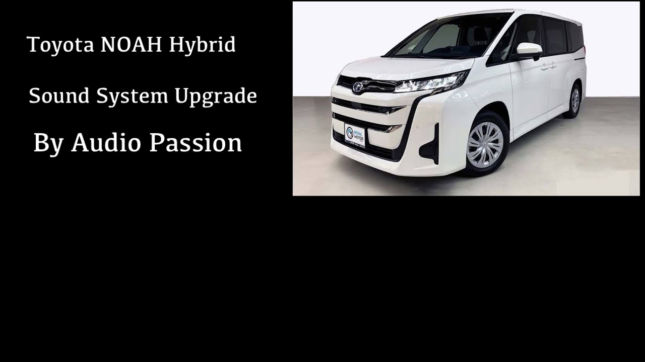 Toyota Noah Sound System Upgrade - YouTube