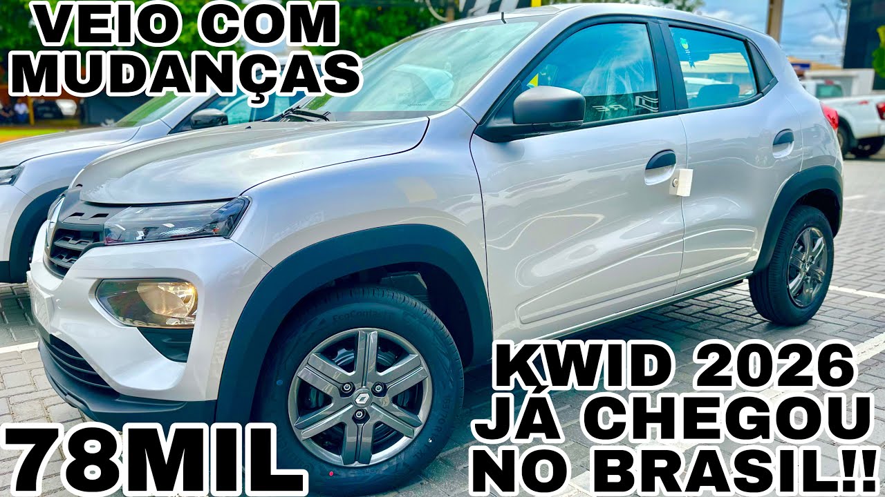 LANÇAMENTO RENAULT KWID ZEN 2026 EM DETALHES | GANHOU E PERDEU ITENS ...