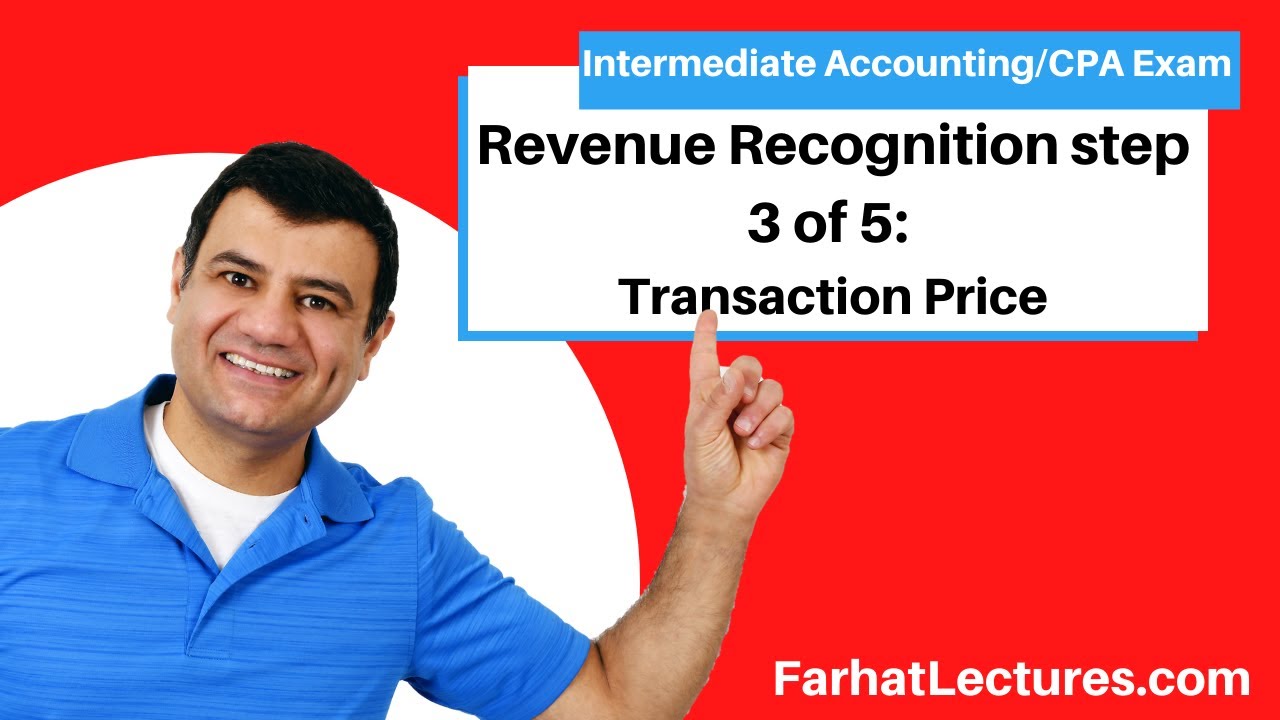 Revenue Recognition Step 3: Determine Transaction Price - YouTube
