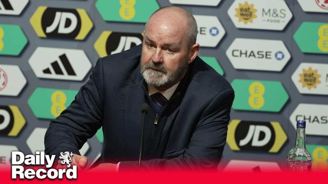 Steve Clarke press conference following Scotland's home loss to ...