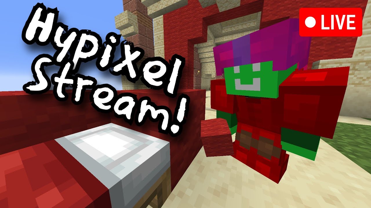 Playing Hypixel with Viewers LIVE! - YouTube