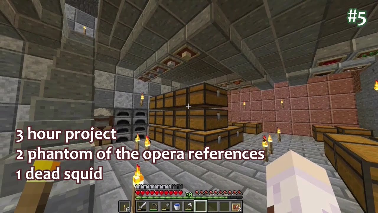 Minecraft Let's Play #5: Bad Takes & Basements - YouTube