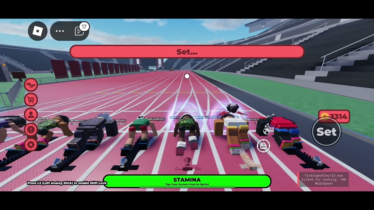 Roblox, track and field - YouTube