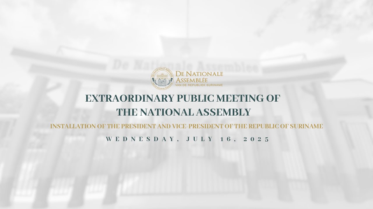 EXTRAORDINARY PUBLIC MEETING OF THE NATIONAL ASSEMBLY WEDNESDAY, JULY ...